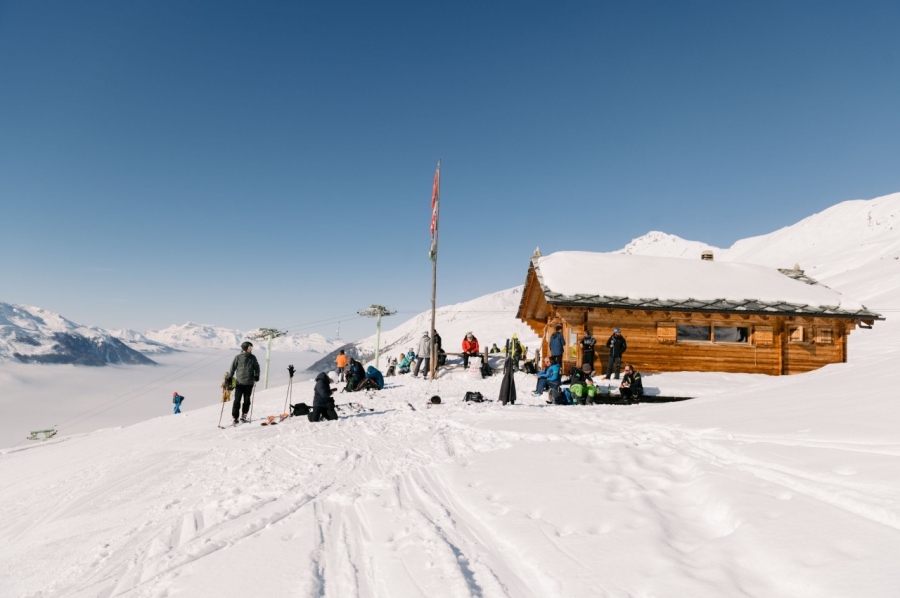 Wintersport La Forclaz - Dorp in Zwitserland